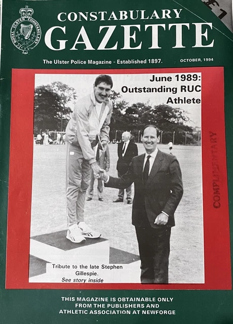 RARE RUC ROYAL Ulster Constabulary Gazette- Ulster Police Magazine ...