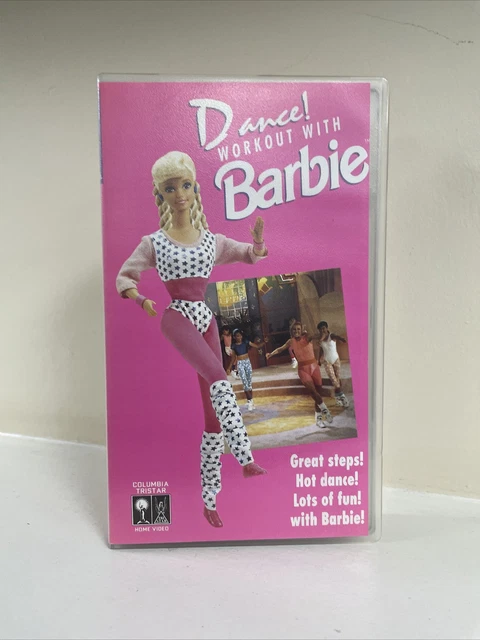 DANCE WORKOUT WITH Barbie VHS Vintage 1992 Working Rare Tape Kids £14. ...
