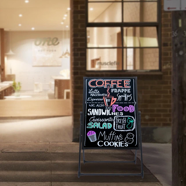 ERASABLE MENU BOARD LED Message Board Sign Illuminated Adjustable ...