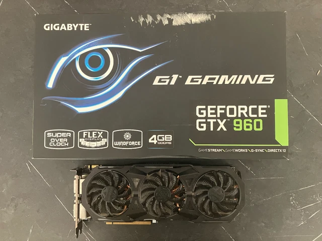 GIGABYTE GTX 960 4Gb G1 Gaming EUR 40,00 - PicClick FR