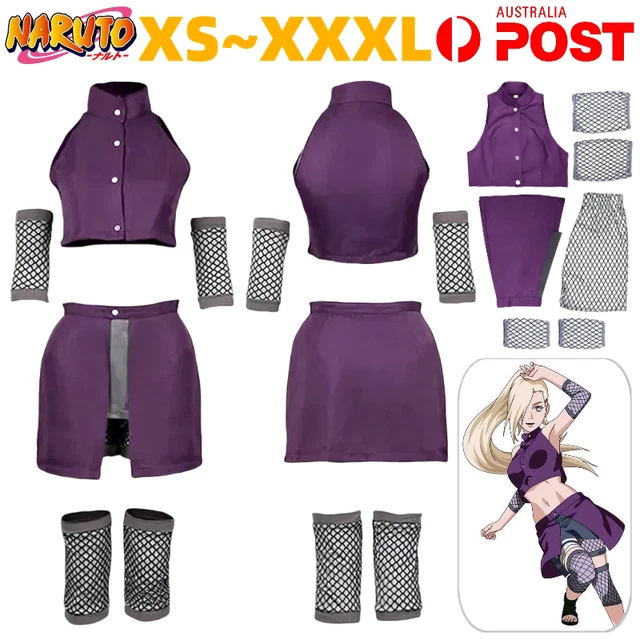 NARUTO YAMANAKA INO Cosplay Costume Anime Suit Full Set Party Outfit ...