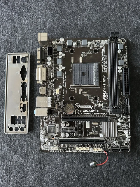 (USED) GIGABYTE F2A78M-HD2 mATX Motherboard for AMD Socket FM2 CPUs £10 ...