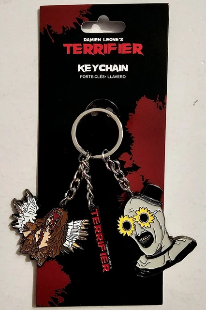 SPIRIT HALLOWEEN DAMIEN Leone's Terrifier Art The Clown Enamel 3 Piece ...