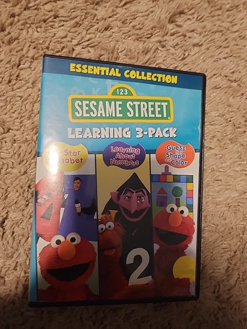 SESAME STREET ESSENTIAL Collection: Learning (DVD, 2011, 3-Disc Set) $4 ...