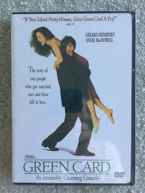 GREEN CARD - Gerard Depardieu & Andie MacDowell, Widescreen DVD, New ...