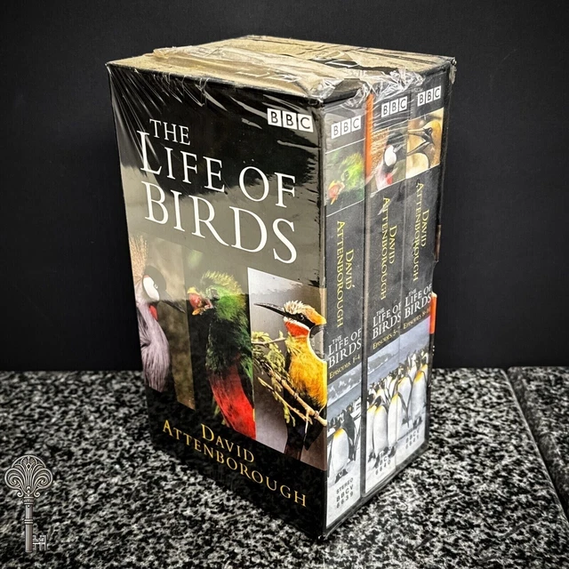 DAVID ATTENBOROUGH BBC LIFE OF BIRDS VHS Set Nature Documentary Boxed ...