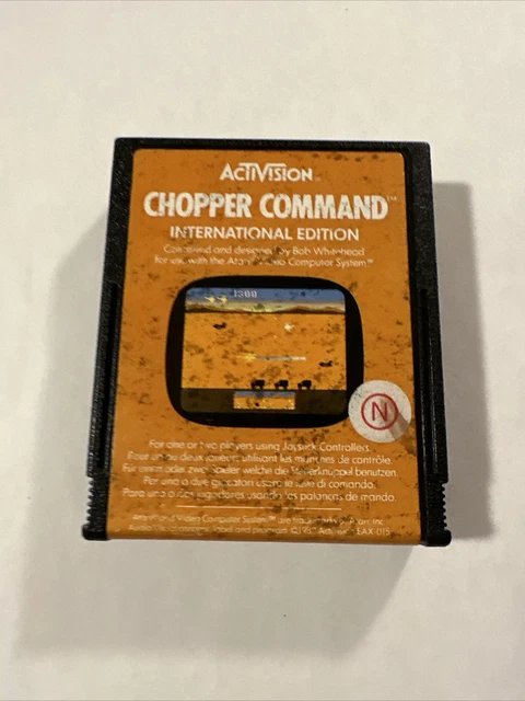 CHOPPER COMMAND (ATARI 2600, 1982) Authentic Vintage Video Game ...