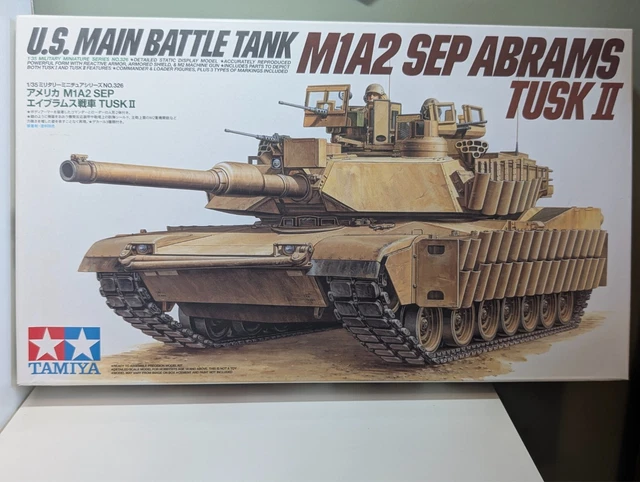 TAMIYA - M1A2 Sep Abrams tusk II £42.30 - PicClick UK