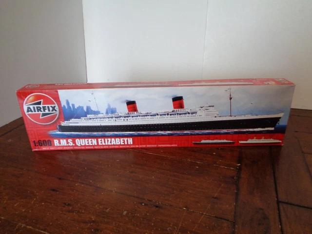 AIRFIX QUEEN ELIZABETH QE 1:600 scale model kit A06201 sealed £34.99 ...