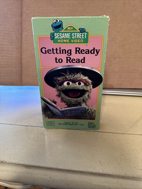 VINTAGE SESAME STREET Getting Ready To Read VHS, - RARE £13.90 ...