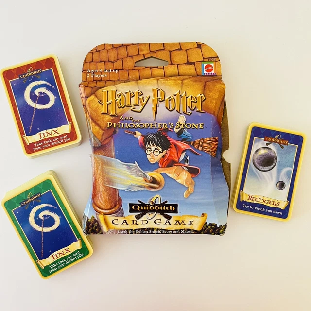 HARRY POTTER AND The Philosopher's Stone Quidditch Card Game Vintage ...