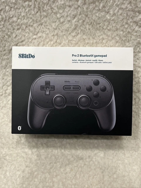8BITDO - PRO 2 Bluetooth Gamepad - Black - New/ Sealed $49.00 - PicClick