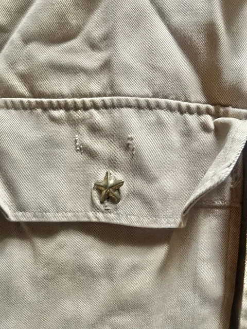 ORIGINAL WWII U.S. Army Specialist Khaki Uniform Shirt With Star And ...