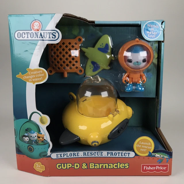 OCTONAUTS NEW GUP-D Captain Barnacles figure vehicle bath toy NIB ...