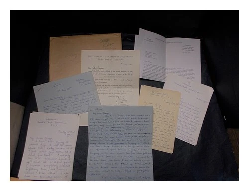 SEAVER, GEORGE. MATHIAS, ANGELA Small Cache of Original Corresponsence ...