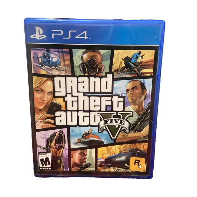 GRAND THEFT AUTO V Five PS4 GTA 5 Playstation 4 EUR 13,24 - PicClick FR