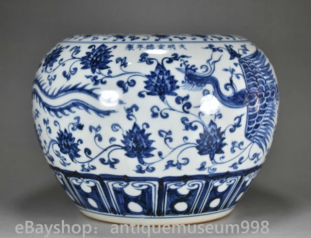 9.6 &XUANDER CHINE fleur verte en porcelaine Lotus Feng pot safran EUR ...