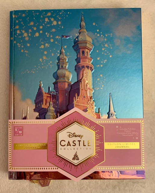 DISNEY'S CASTLE COLLECTION 5/10 TANGLED RAPUNZEL JOURNAL DIARY Shipped ...