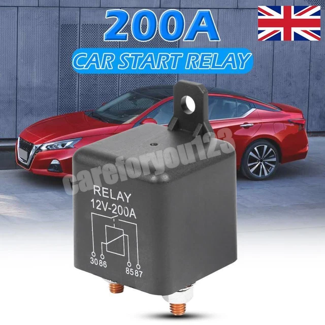 NEW WM686 12V 200A Split Charge/Winch Relay 4 Terminals Car Mower ...