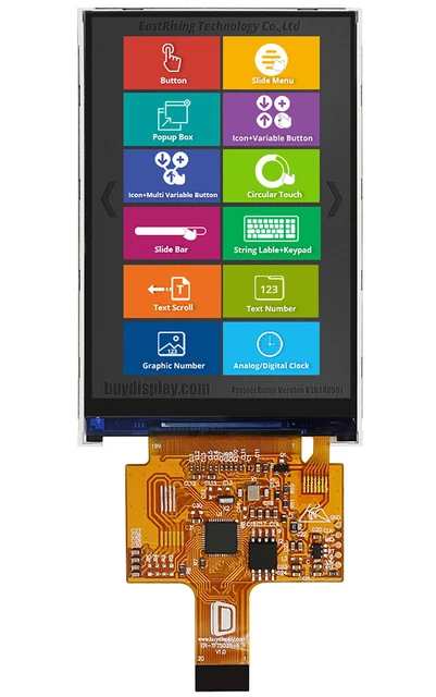 3.5 INCH 320X480 HMI Intelligent Smart UART SPI Touch IPS TFT LCD ...