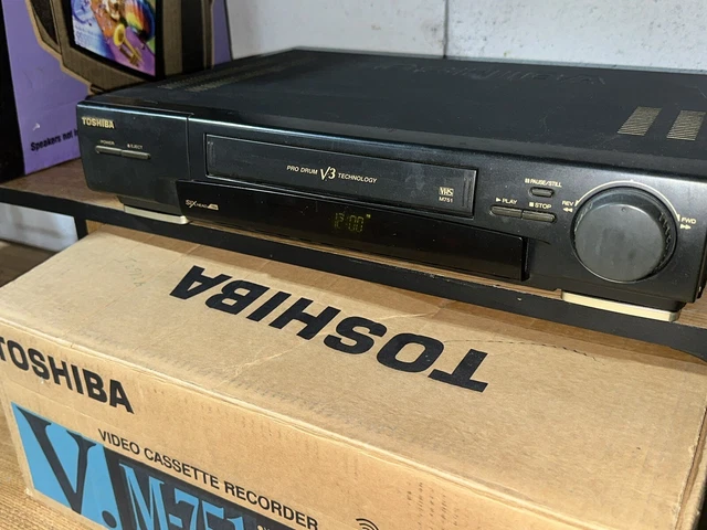TOSHIBA M-751 VCR Video Cassette Recorder VHS Player Tested Working £45 ...