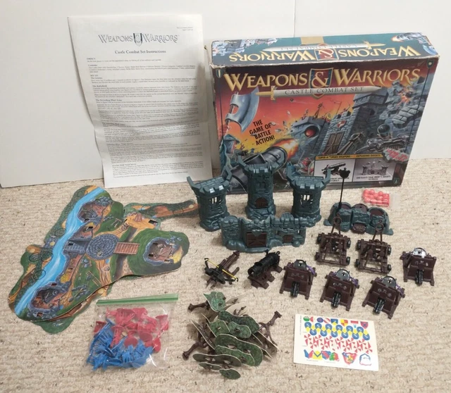 VINTAGE WEAPONS & WARRIORS Castle Combat Game BATTLE SET £62.89 ...