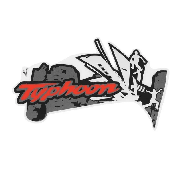 DECO-LOGO ORIGINE PIAGGIO 50 typhoon 2018> vehicules blanc 544 ou jaune ...