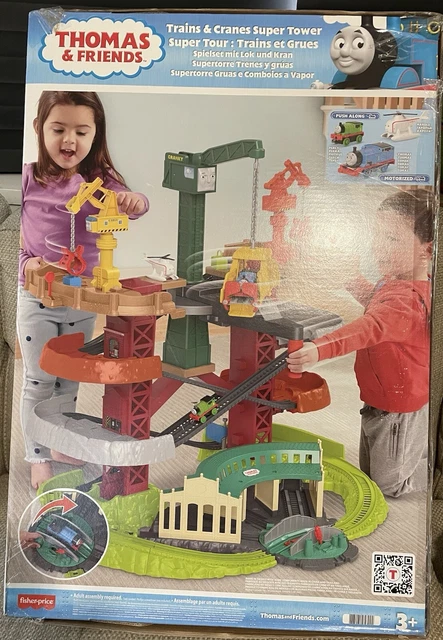 THOMAS AND FRIENDS Trains and Cranes Super Tower new in box £60.00 ...