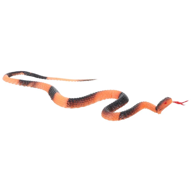 HALLOWEEN SNAKES HALLOWEEN Snake Decoration Halloween Trick Toy Rubber ...