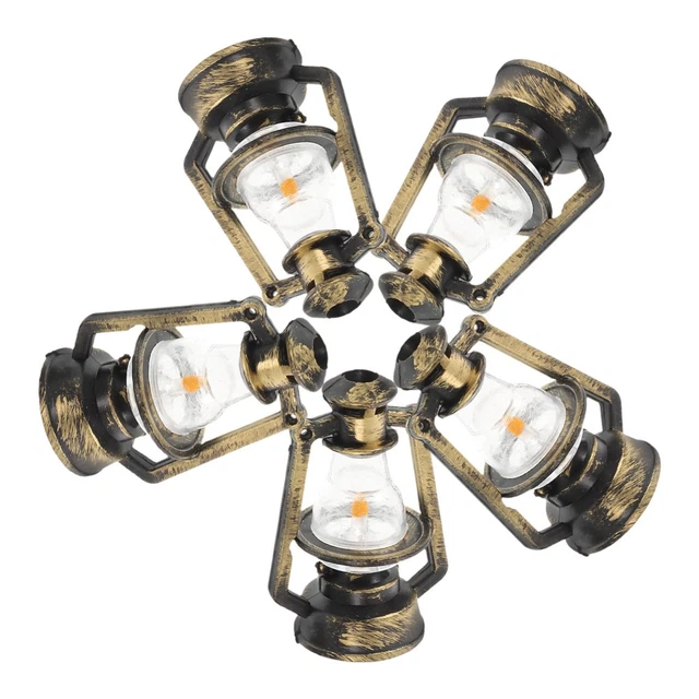 5 PCS MINIATURE Dollhouse Landscape Lamp Dolls Lights Accessories $19. ...