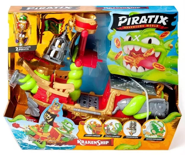 PIRATIX. STATEK KRAKENA, pojazd z figurką Magic Box £56.45 - PicClick UK