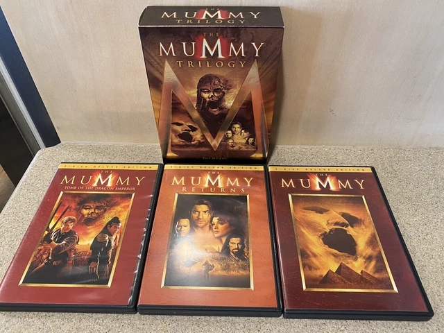 THE MUMMY TRILOGY (DVD, 2008) Mummy Returns Mummy And Tomb Of Dragon ...