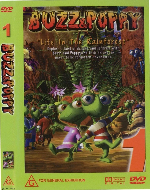 BUZZ & POPPY 1 DVD (Region 4) VGC $7.84 - PicClick AU