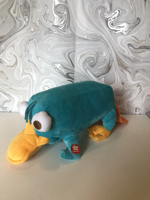 Disney Perry The Platypus Talking Soft Plush Toy Phineas And Ferb