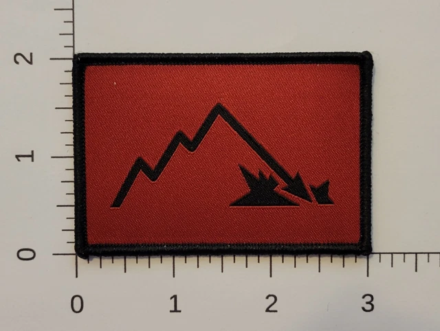 TASK FORCE DOOMER The Fall Mini Crimson Patch 3x2 TFD FOG Forward ...