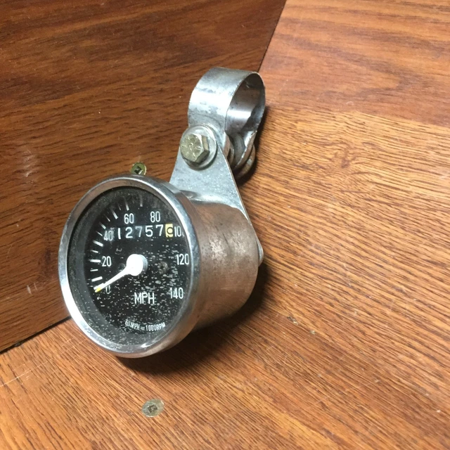 HARLEY DAVIDSON CHOPPER Mini Speedometer MPH Motorcycle Chrome Bling ...