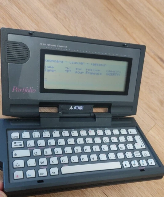 VINTAGE ATARI PORTFOLIO EUR 69,00 - PicClick FR