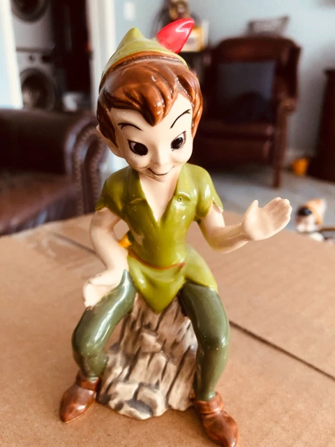WALT DISNEY PRODUCTIONS Japan Vintage Peter Pan Figure 5” 1980’s £17.52 ...