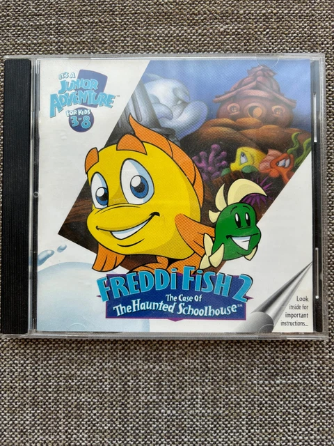 FREDDI FISH 2: The Case Of The Haunted Schoolhouse PC/MAC CD-ROM 1996 ...