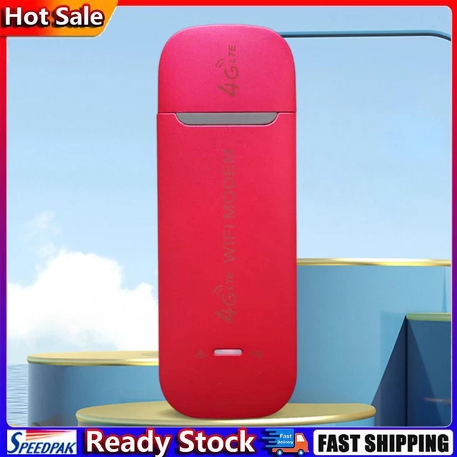 4G ROUTER PORTABLE 4G WiFi Dongle 150Mbps USB Modem for Laptop (Pink ...