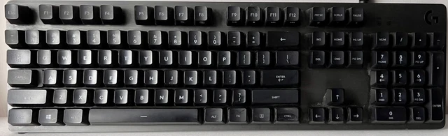 LOGITECH G413 CARBON RGB GAMING KEYBOARD REPLACEMENT KEYCAPS KEYS (Y ...