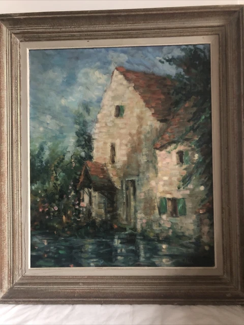 ANCIEN TABLEAU HUILE Sur Toile Signée C. Fangeau EUR 69,00 - PicClick FR