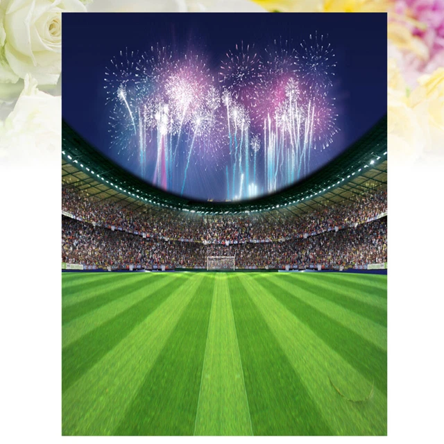 PHOTO STUDIO BACKGROUND Football Field Cloth Photography Background ...