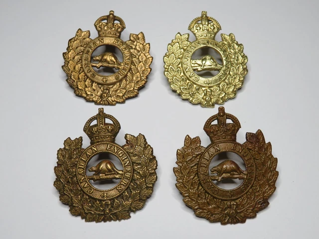 CANADA CEF WW1 Cap Badges x 4 The Canadian Engineers $76.00 - PicClick CA