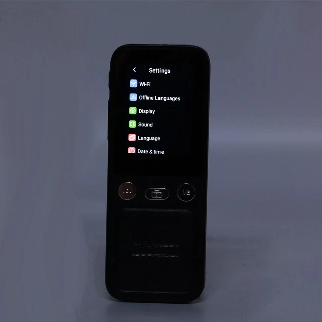 SMART LANGUAGE TRANSLATION Device 2.4 Inch Touch Screen 138 Languages ...