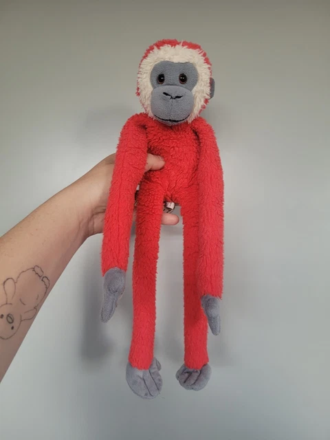 KEEL SIMPLY SOFT Red Monkey Soft Toy plush cuddly teddy stuffed Animal ...