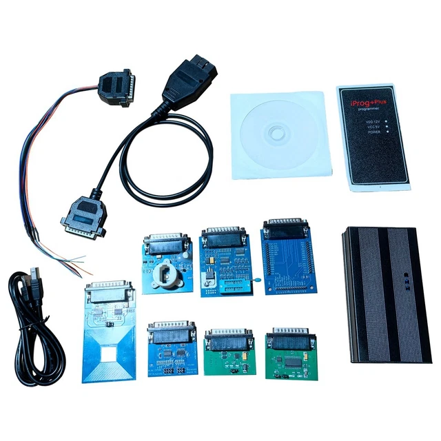 LATEST IPROG PLUS V85 Full Adapter Ecu Programmer Support ...