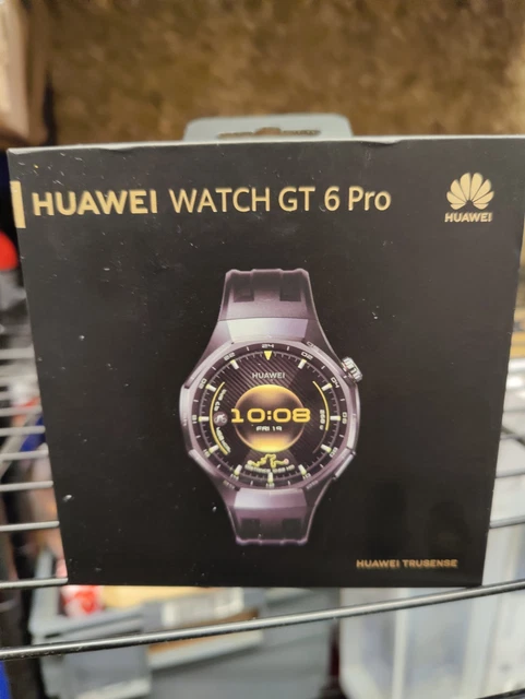 HUAWEI GT6 PRO Smart Watch 46mm Black Titanium Alloy Case ATM-B29 Black ...