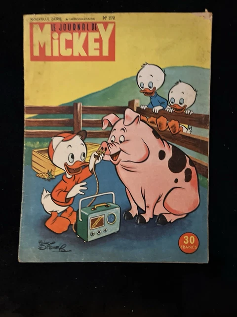 LE JOURNAL DE Mickey N°270 Juillet 1957 Eo EUR 5,50 - PicClick FR