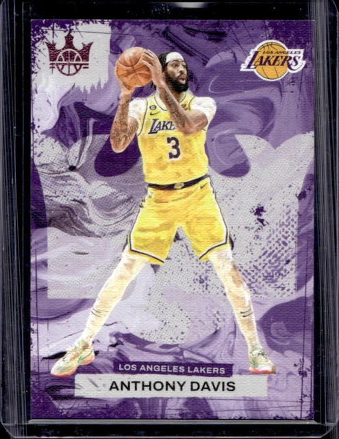 2023-24 PANINI COURT Kings Anthony Davis rose parallèle #82/99 Lakers ...